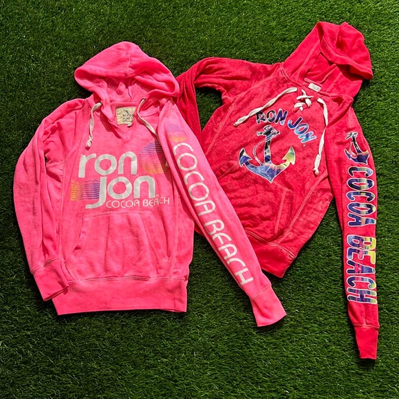 Ron Jon | Tops | Ron Jon Surf Shop Cocoa Beach Hoodies Set Of 2 | Poshmark